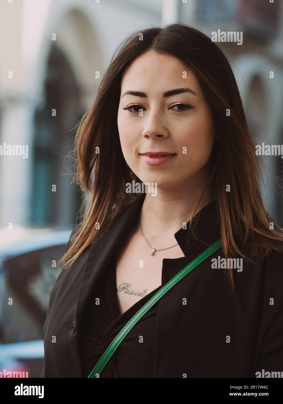 Mixed race woman posing hi-res stock photography and images - Alamy