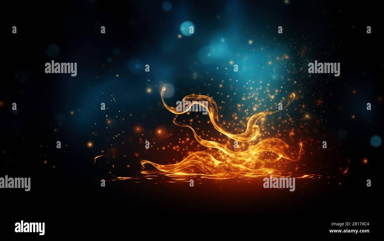 Abstract flame wave, luxury background Stock Photo - Alamy