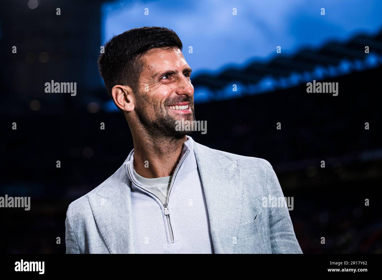 Milan, Italy. 10 May 2023. Novak Djokovic attends the UEFA Champions ...