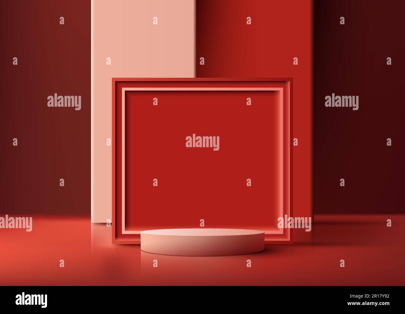 Red squares Stock Vector Images - Alamy