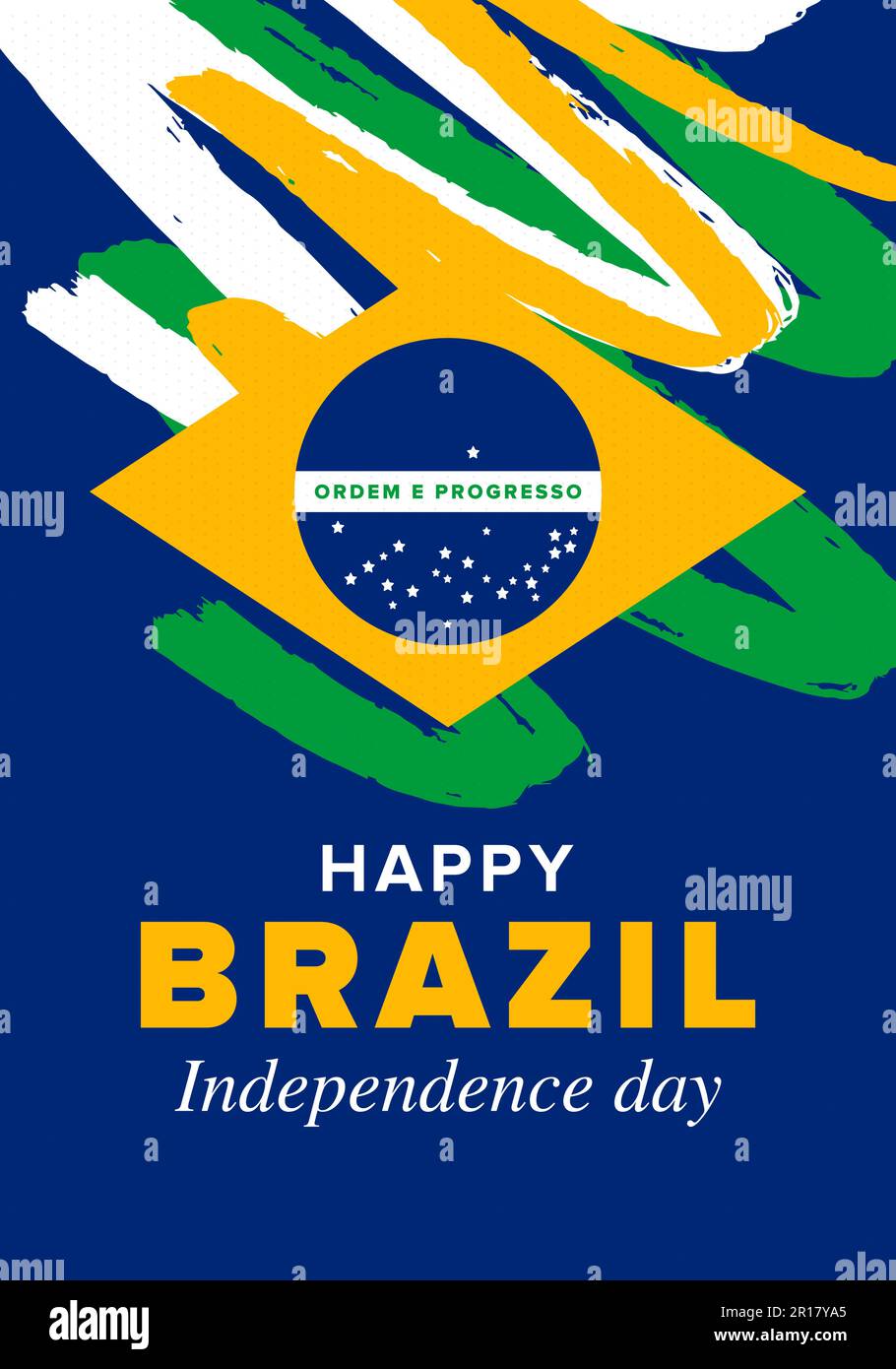 Brazil Independence Day. Happy national holiday. Freedom day. Celebrate ...