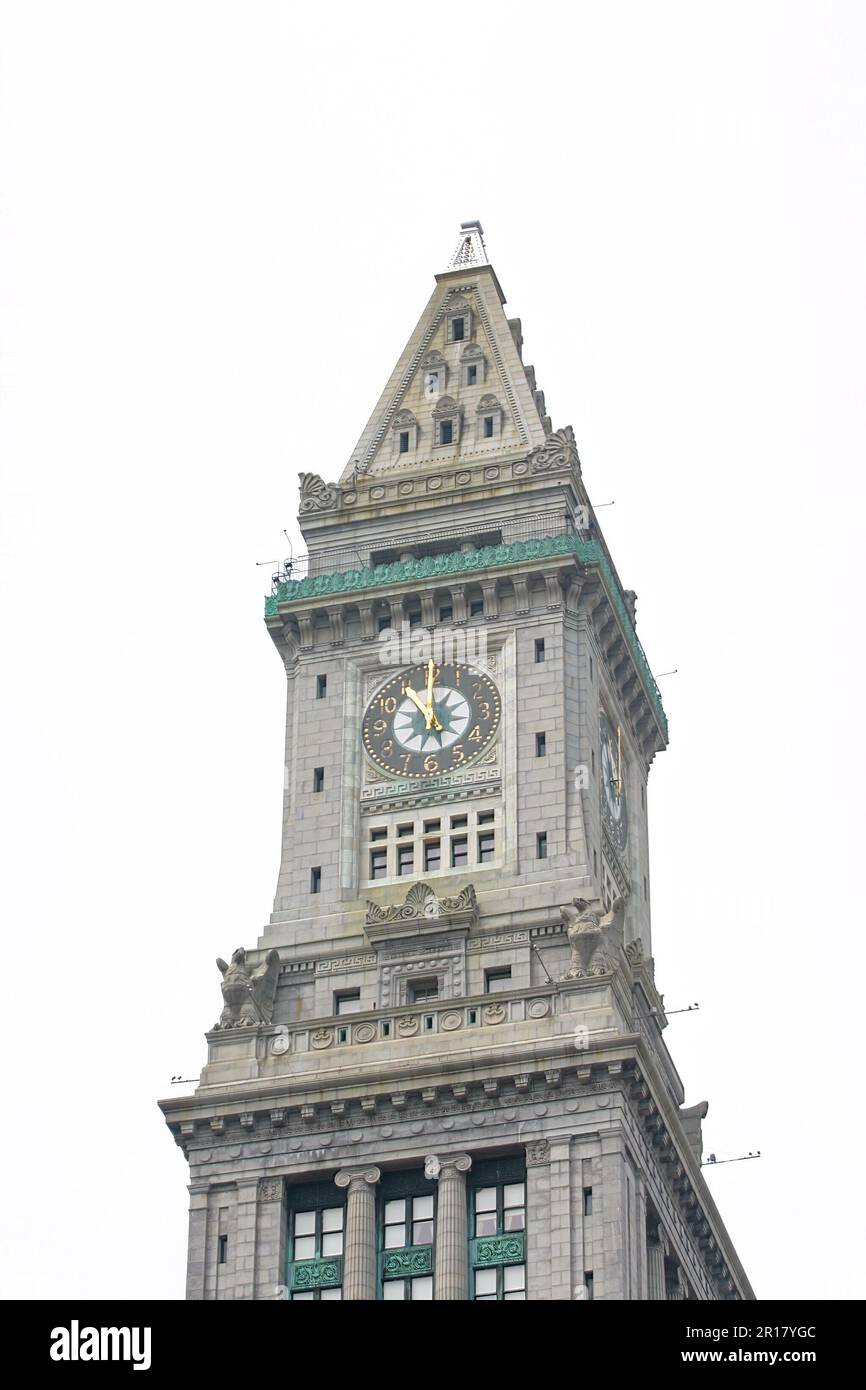 Custom House Tower in Boston Massachusetts Stock Photo - Alamy