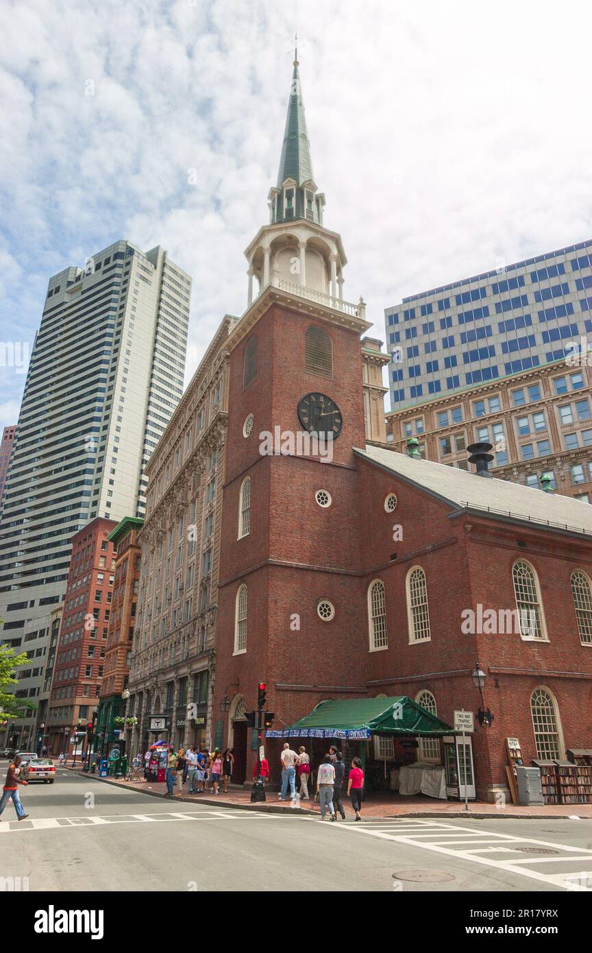 Old South Meeting House Stock Photo - Alamy