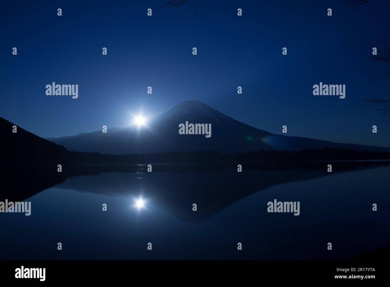 Mount fuji moon hi-res stock photography and images - Alamy