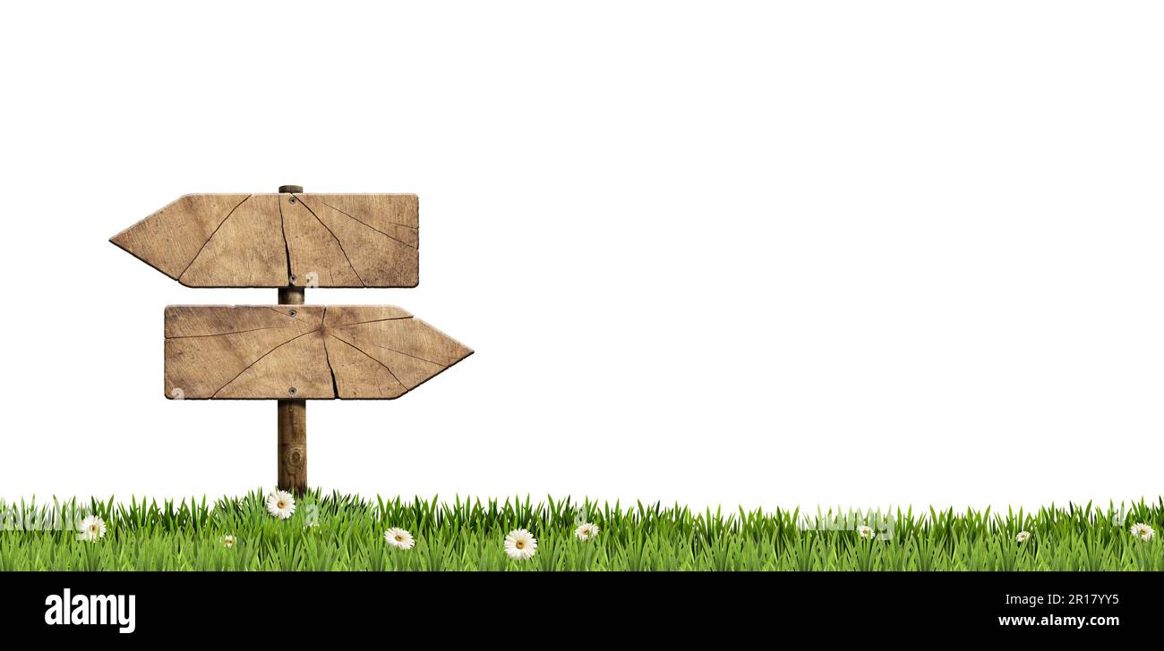 Old fashioned wooden footpath sign hi-res stock photography and images ...