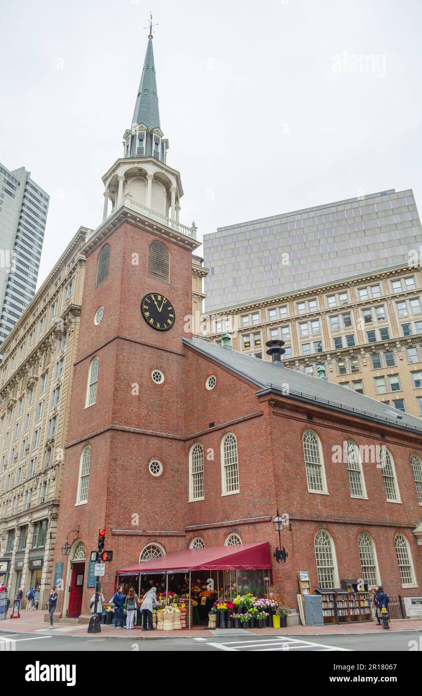 Old South Meeting House Stock Photo - Alamy