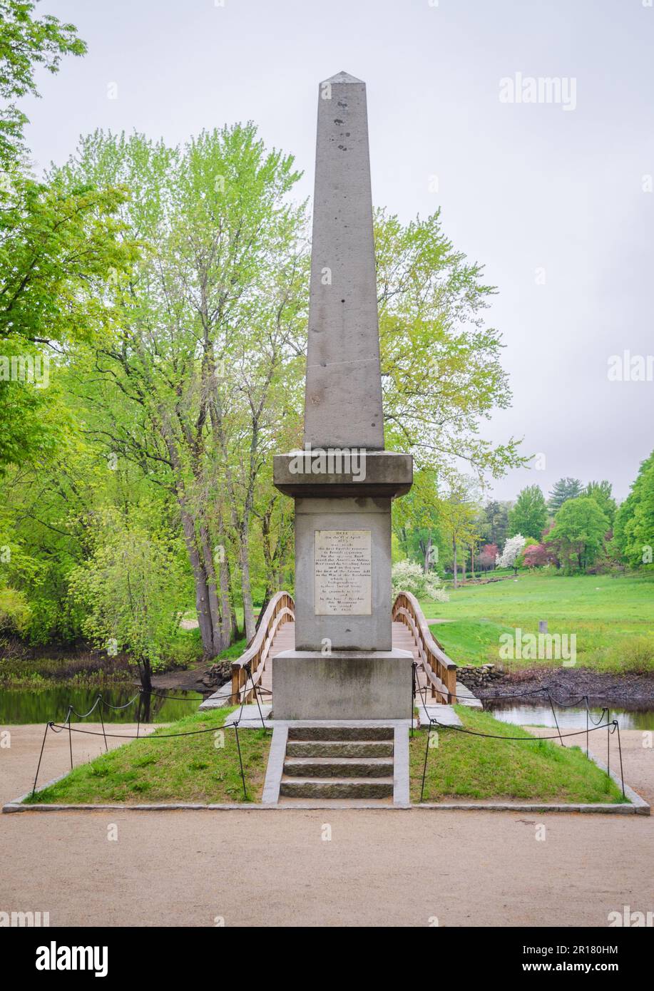 Minute Man National Historical Park in Massachusetts Stock Photo - Alamy