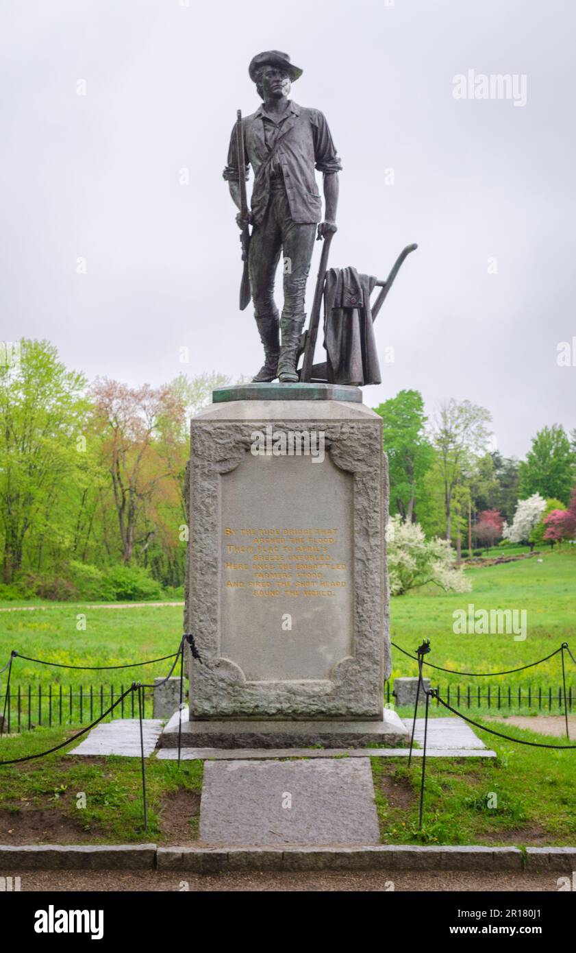 Minute Man National Historical Park in Massachusetts Stock Photo - Alamy