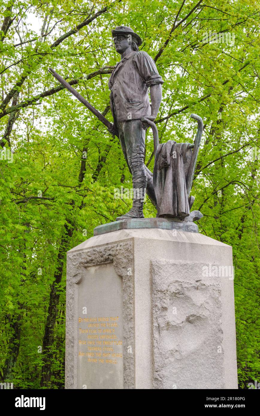 Minute Man National Historical Park in Massachusetts Stock Photo - Alamy