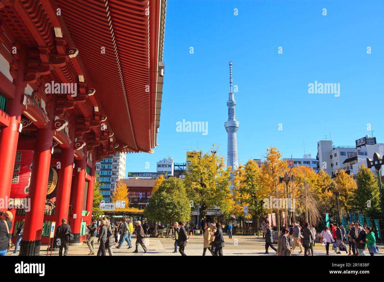 Sensoji temple and Tokyo sky tree Stock Photo - Alamy