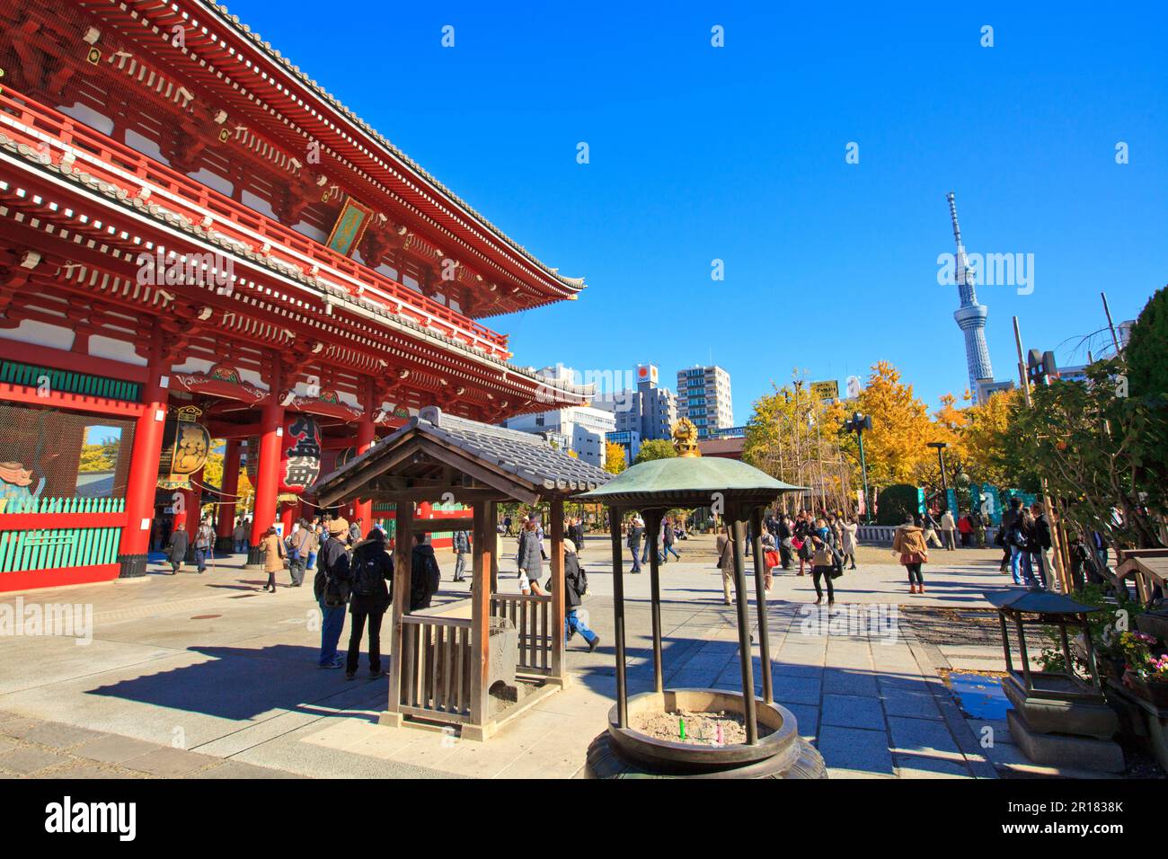 Sensoji temple and Tokyo sky tree Stock Photo - Alamy