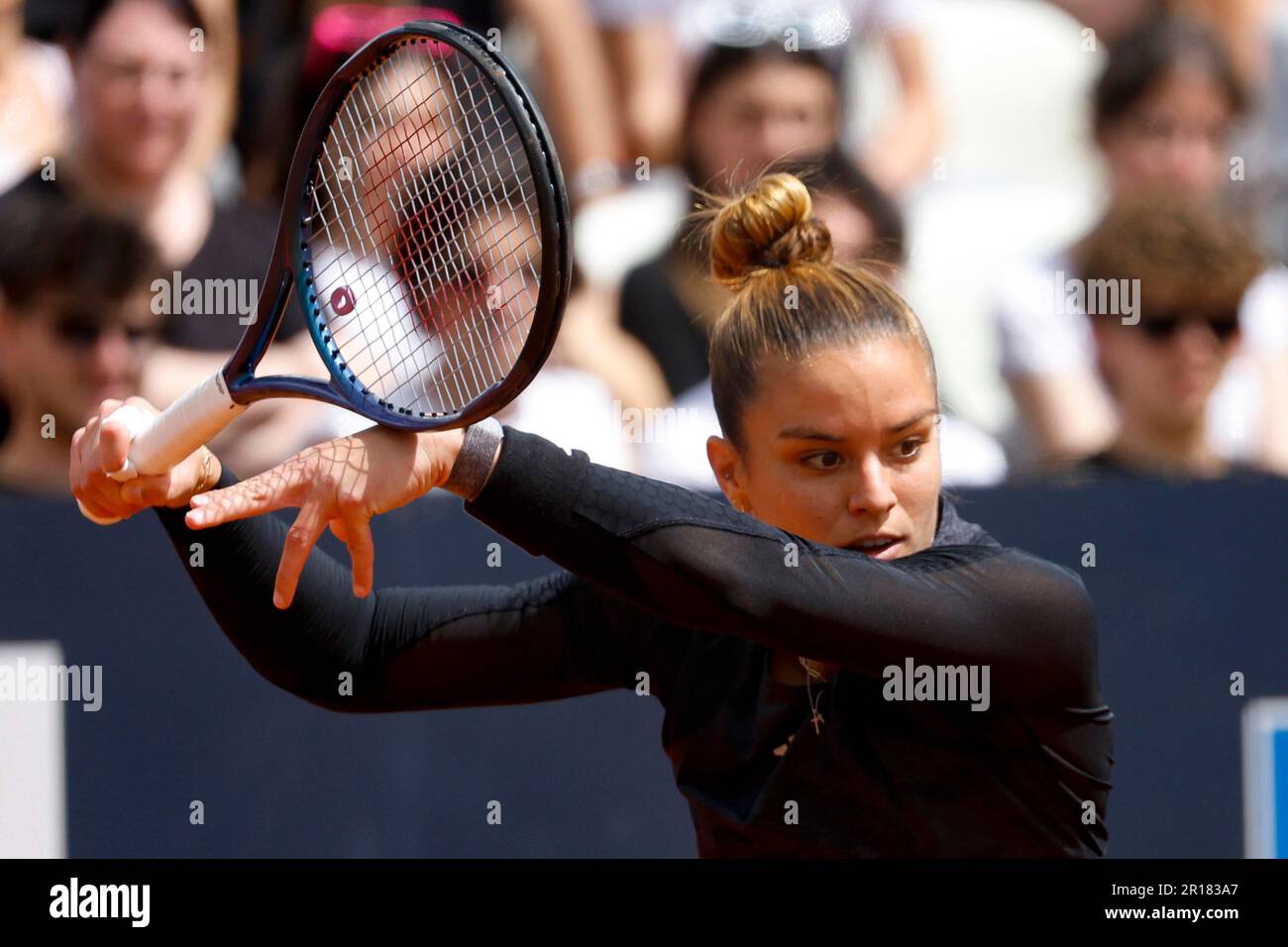 May 12, 2023, ROME, ITALY: Maria Sakkari of Greece in action during her ...