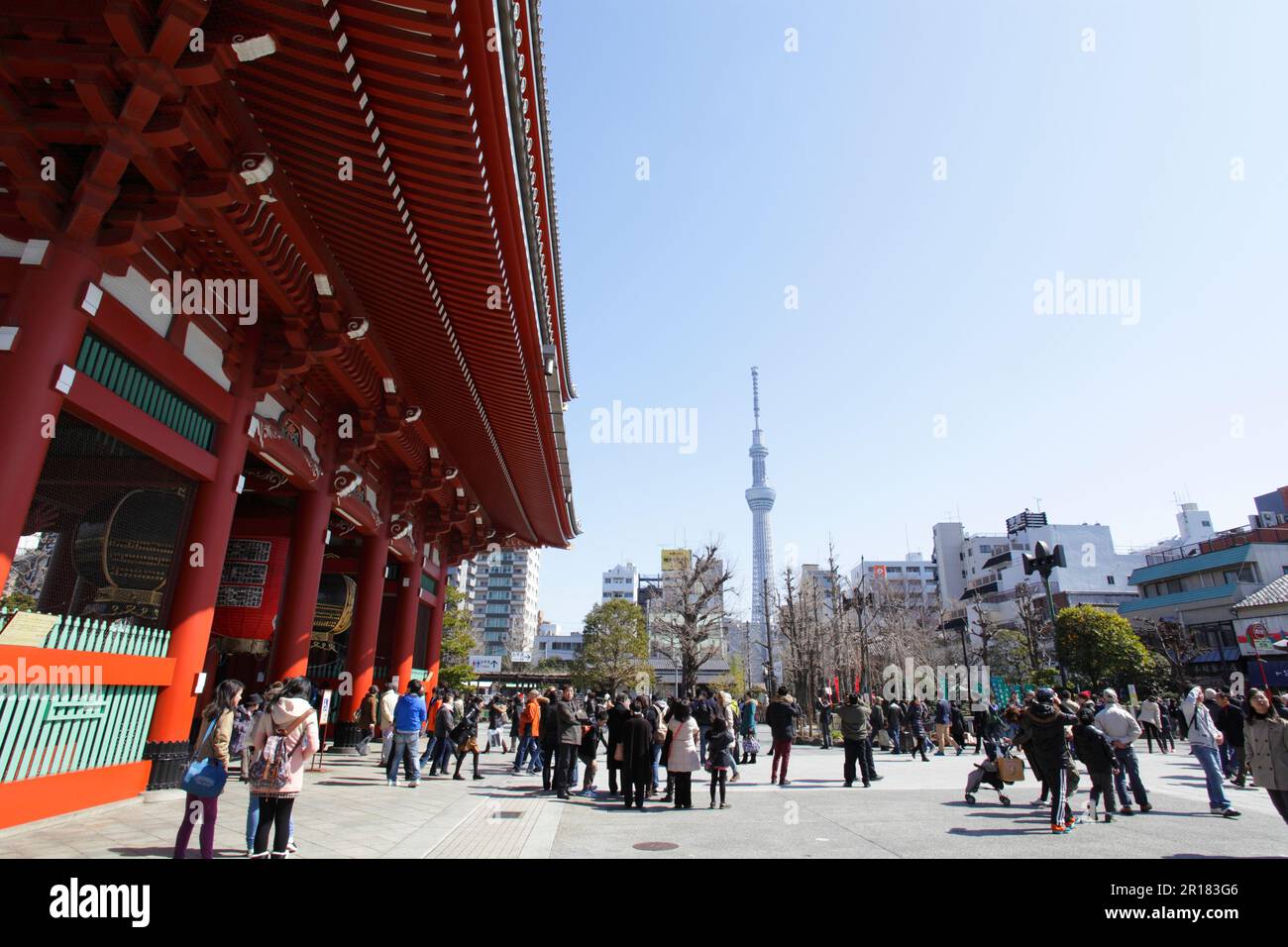 Sensoji temple and Tokyo sky tree Stock Photo - Alamy
