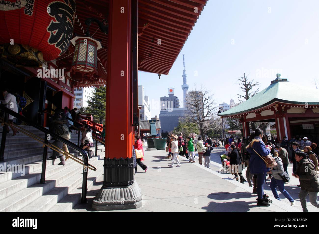 Sensoji temple and Tokyo sky tree Stock Photo - Alamy