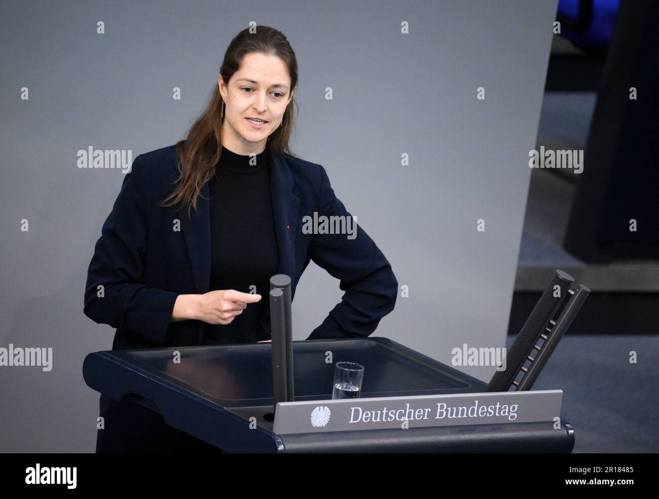 Berlin, Germany. 12th May, 2023. Tina Rudolph (SPD) speaks at the ...