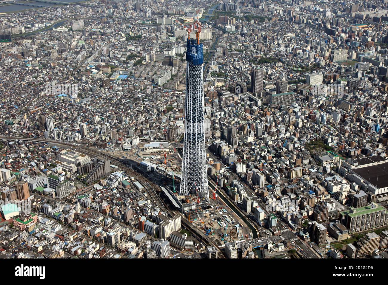 Aerial view of Tokyo sky tree Stock Photo - Alamy