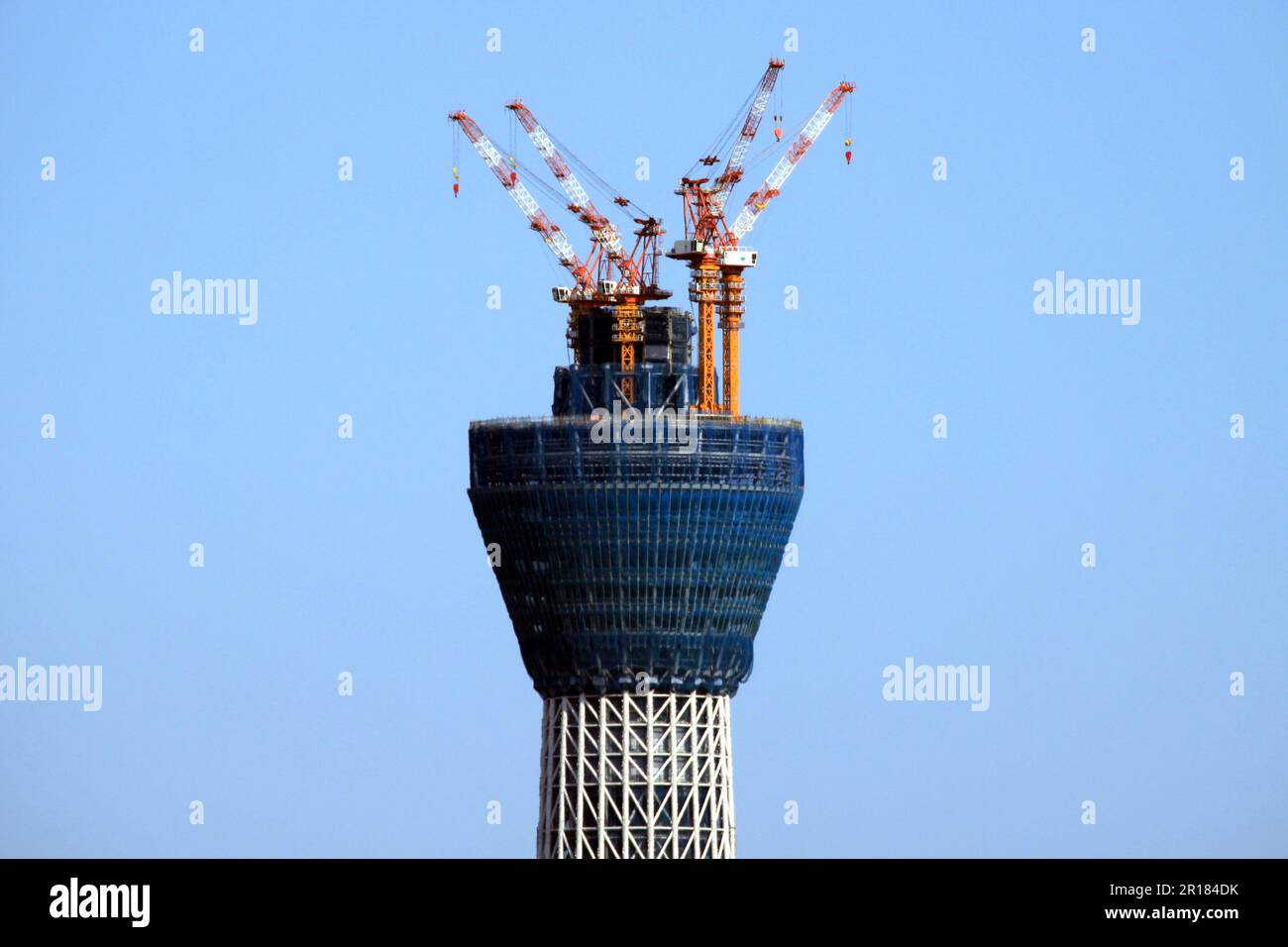 Tokyo sky tree from Funabori Stock Photo - Alamy