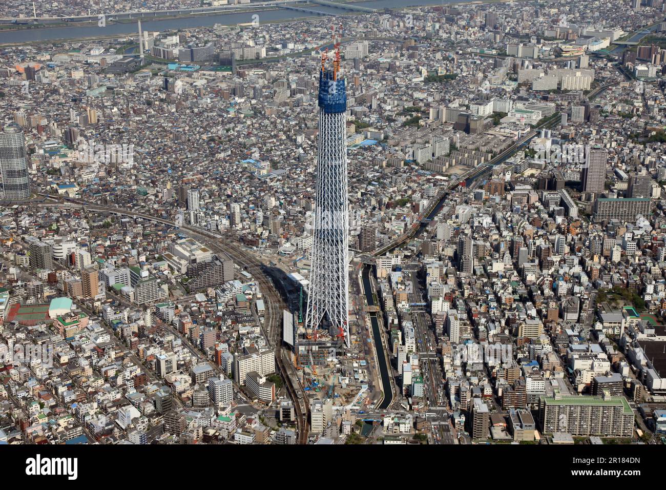 Aerial view of Tokyo sky tree Stock Photo - Alamy