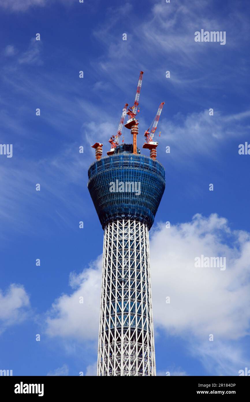 Top of the Tokyo sky tree Stock Photo - Alamy