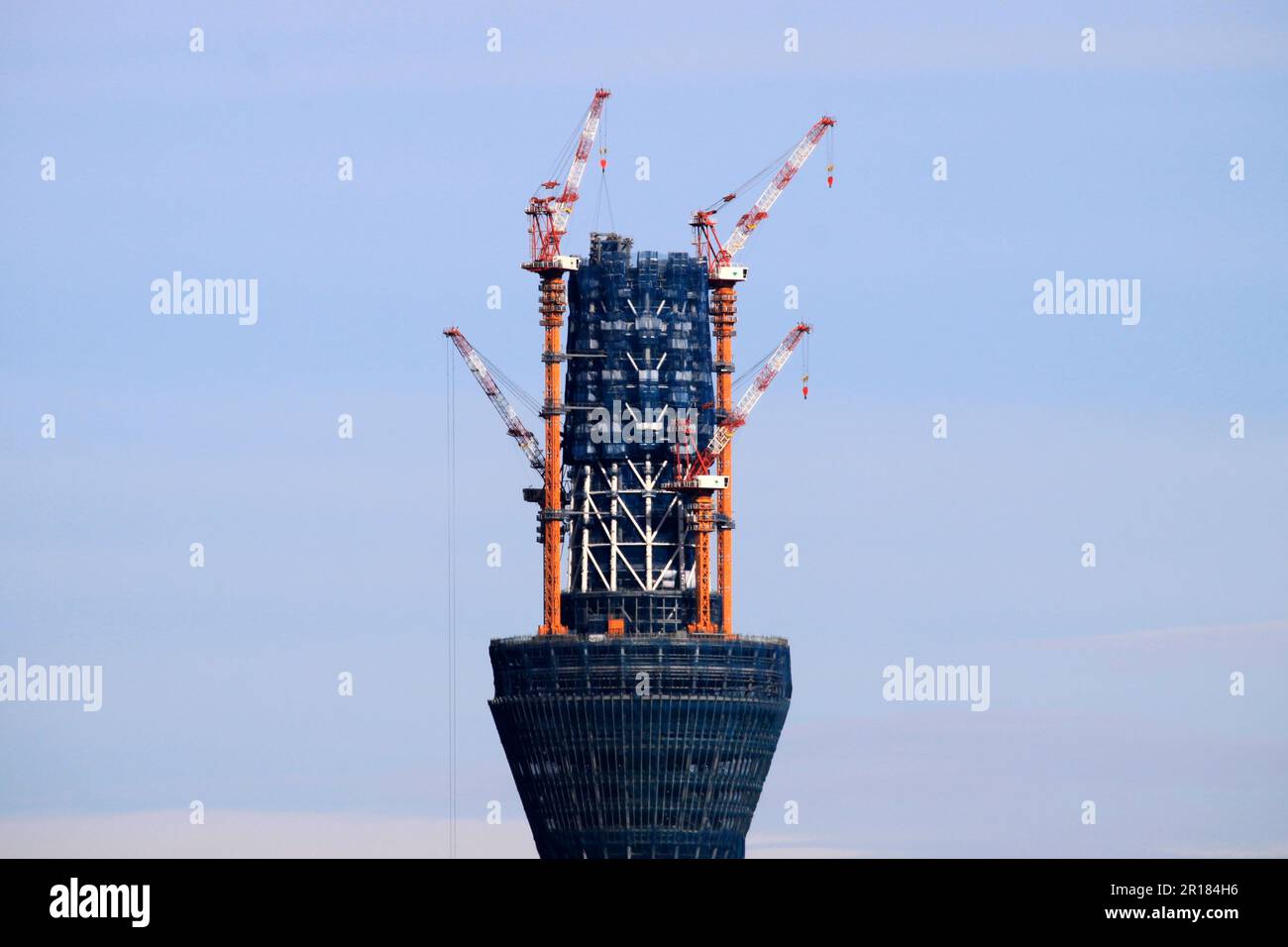 Tokyo sky tree from Funabori Stock Photo - Alamy