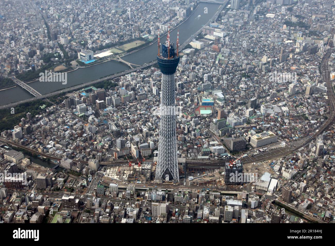Aerial view of Tokyo sky tree Stock Photo - Alamy