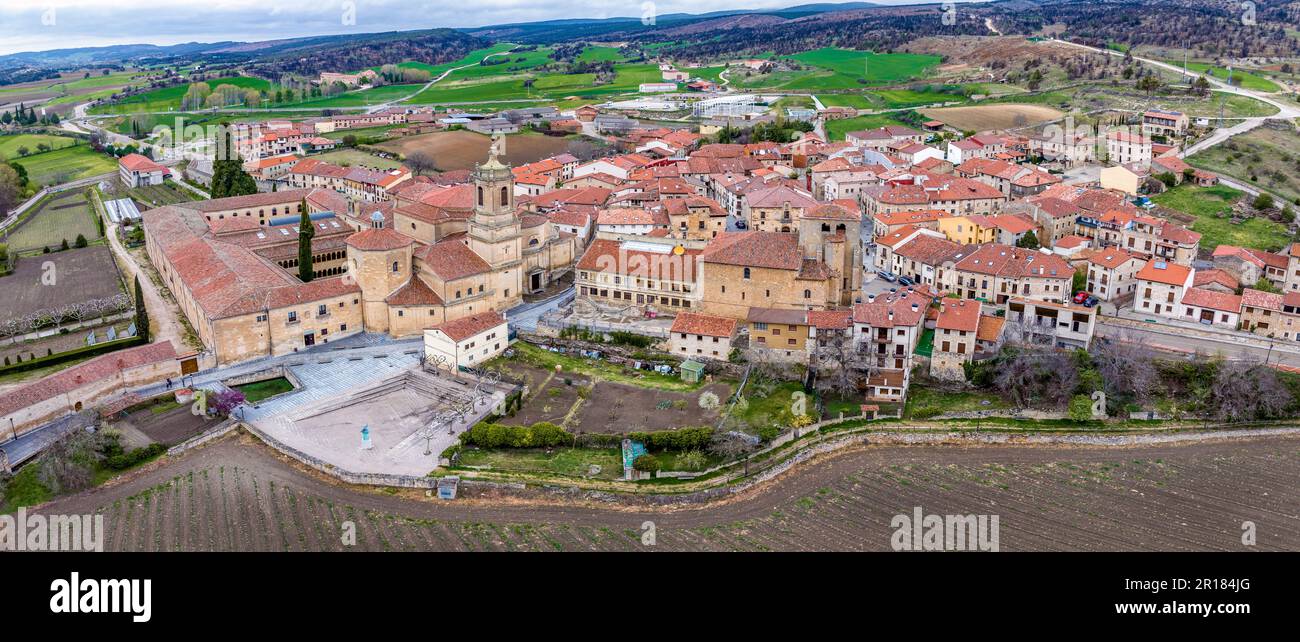 Santo Domingo de Silos Abbey at Burgos, Spain. It is a Benedictine ...