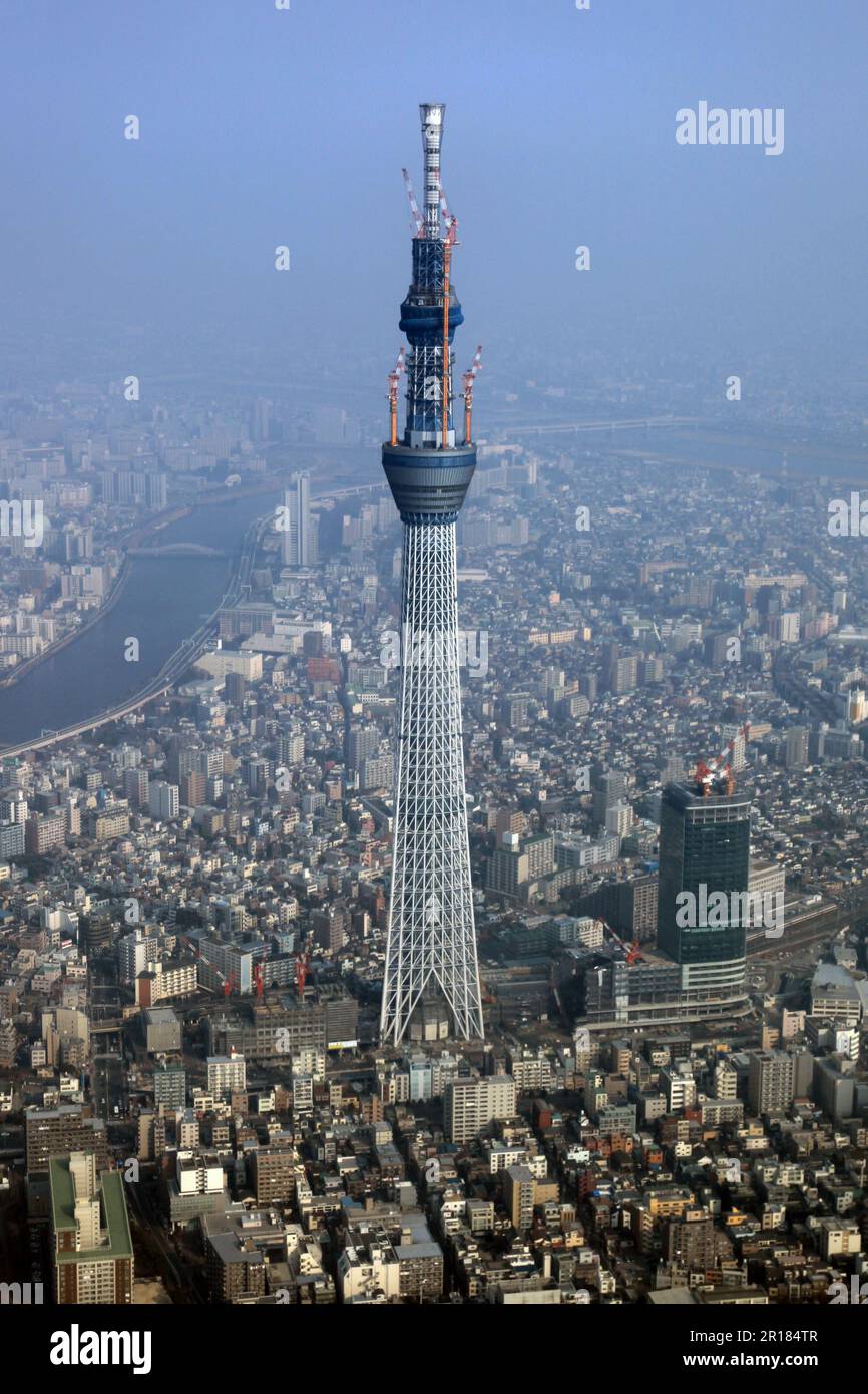 Aerial view of Tokyo sky tree Stock Photo - Alamy