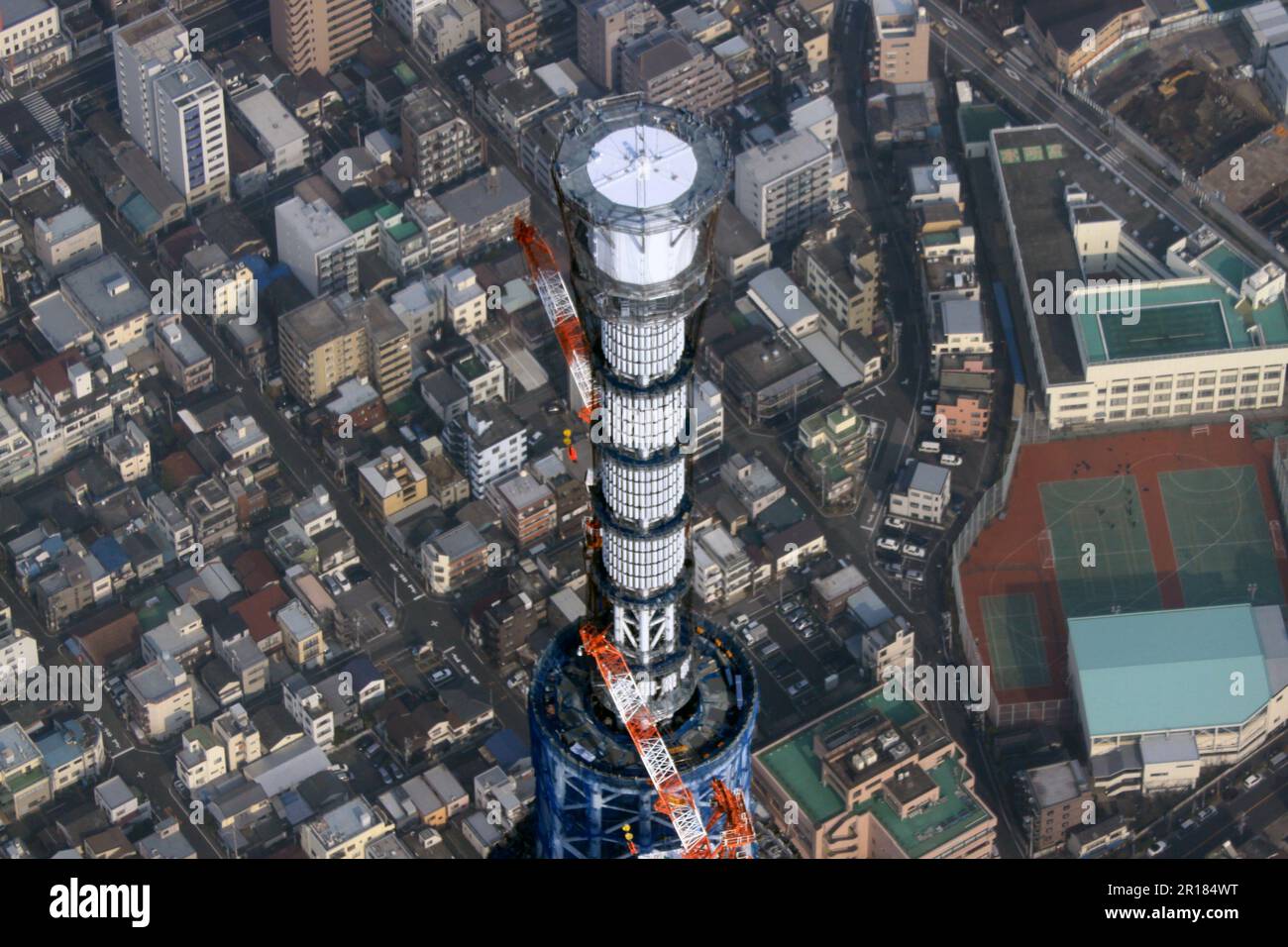 Aerial view of Tokyo sky tree Stock Photo - Alamy