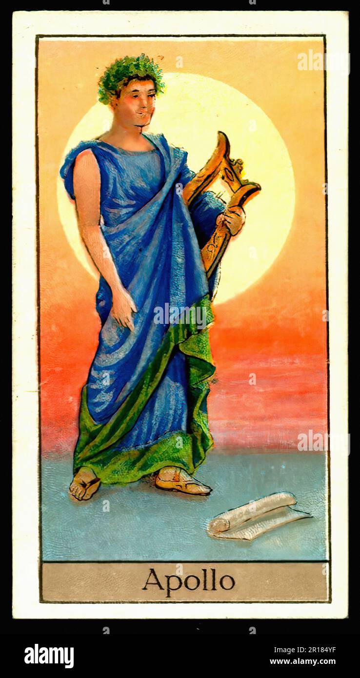 Apollo - Vintage Cigarette Card Stock Photo - Alamy