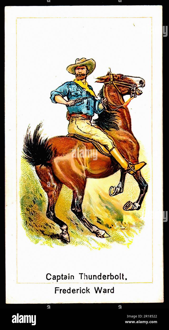 Captain Thunderbolt - Vintage Cigarette Card Stock Photo - Alamy