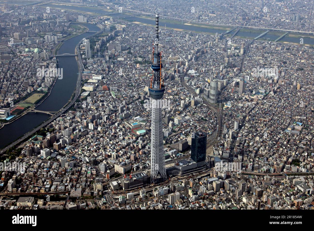 Aerial view of Tokyo sky tree Stock Photo - Alamy