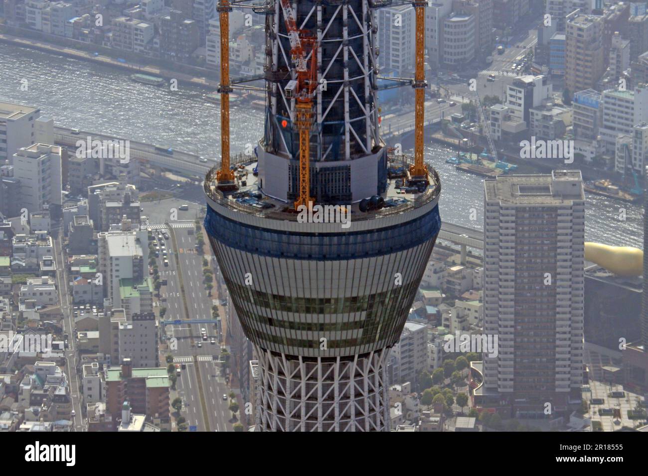 Aerial view of Tokyo sky tree Stock Photo - Alamy
