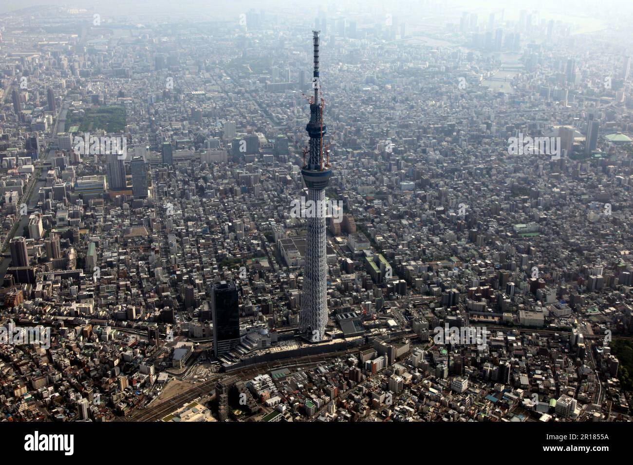 Aerial view of Tokyo sky tree Stock Photo - Alamy