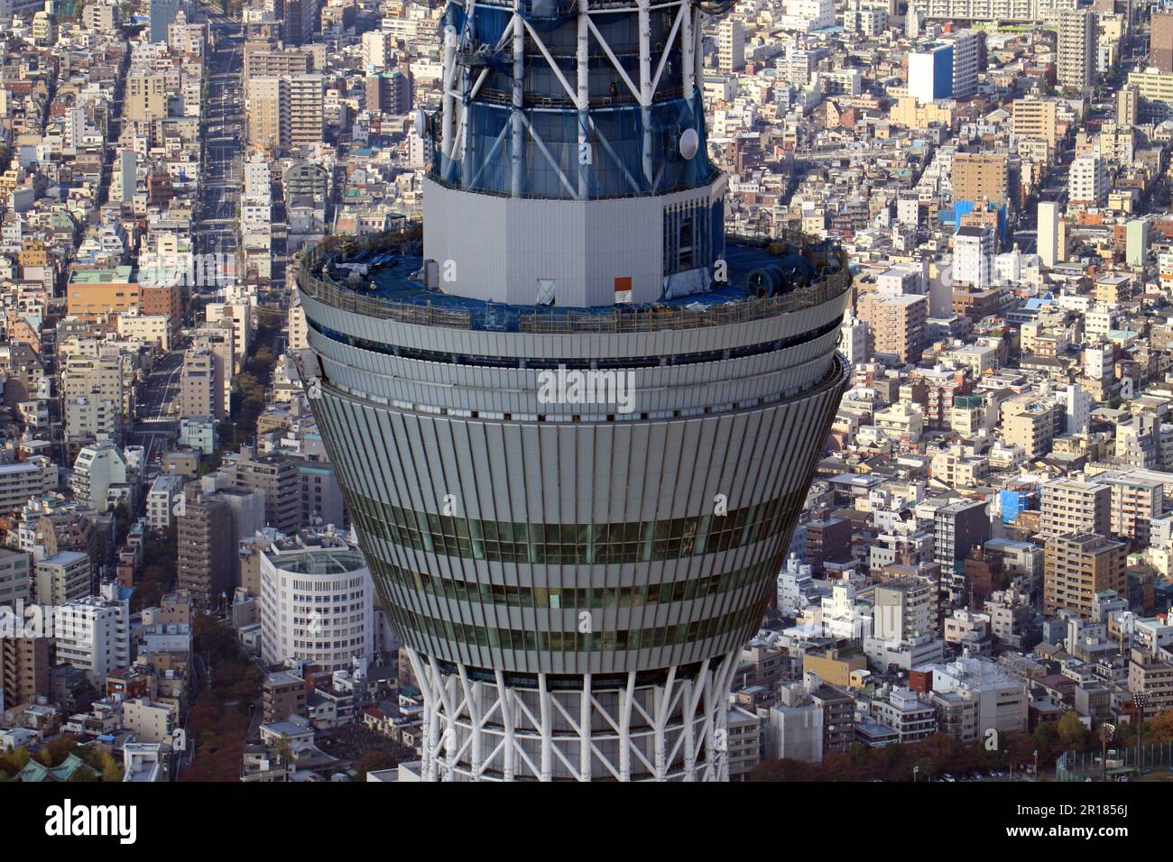 Aerial view of Tokyo sky tree Stock Photo - Alamy