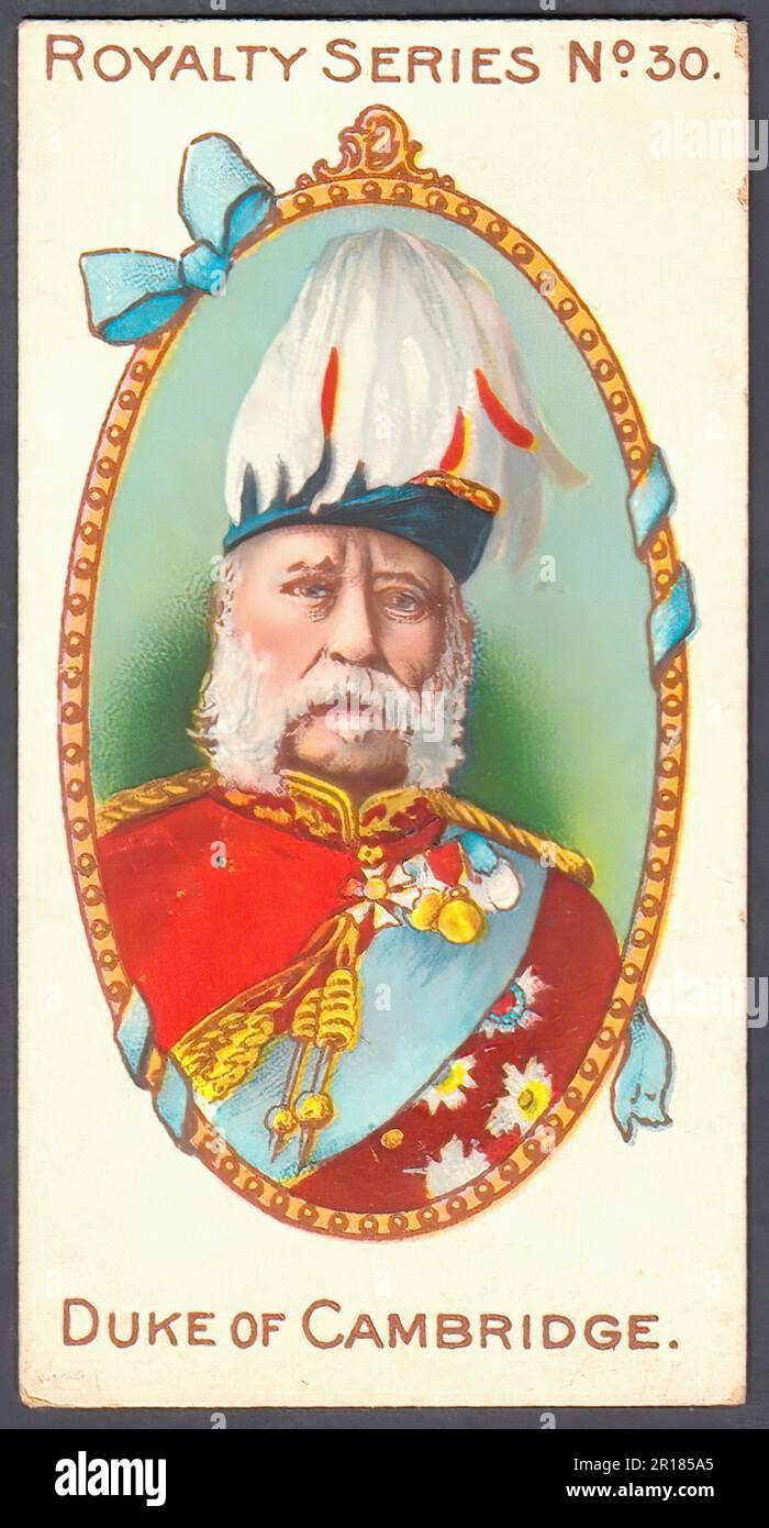 Duke of Cambridge - Vintage Cigarette Card Stock Photo - Alamy