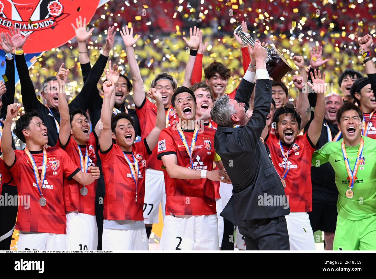 Saitama, Japan. 6th May, 2023. Urawa Reds head coach Maciej Skorza ...