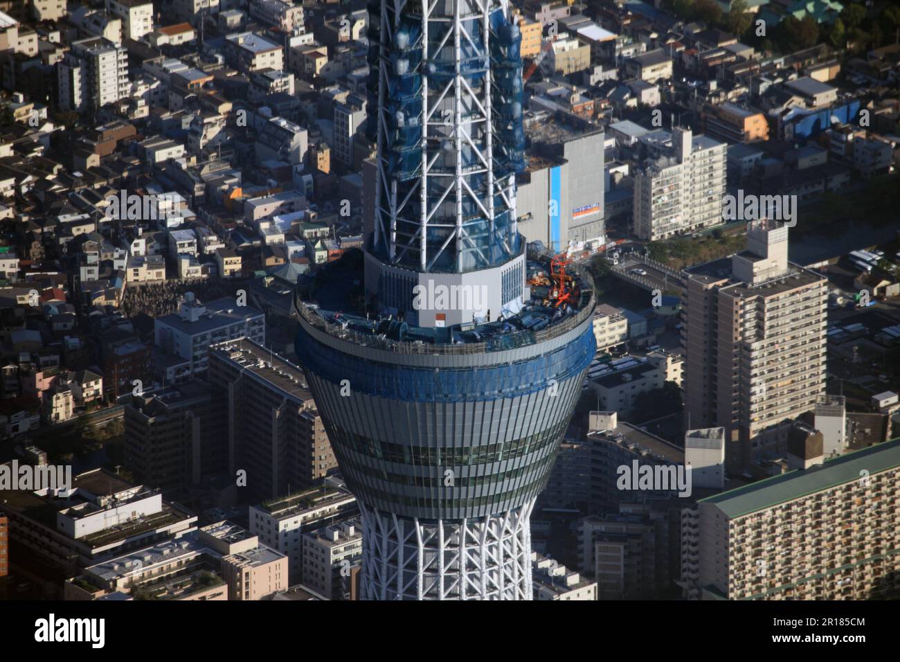 Aerial view of Tokyo sky tree Stock Photo - Alamy