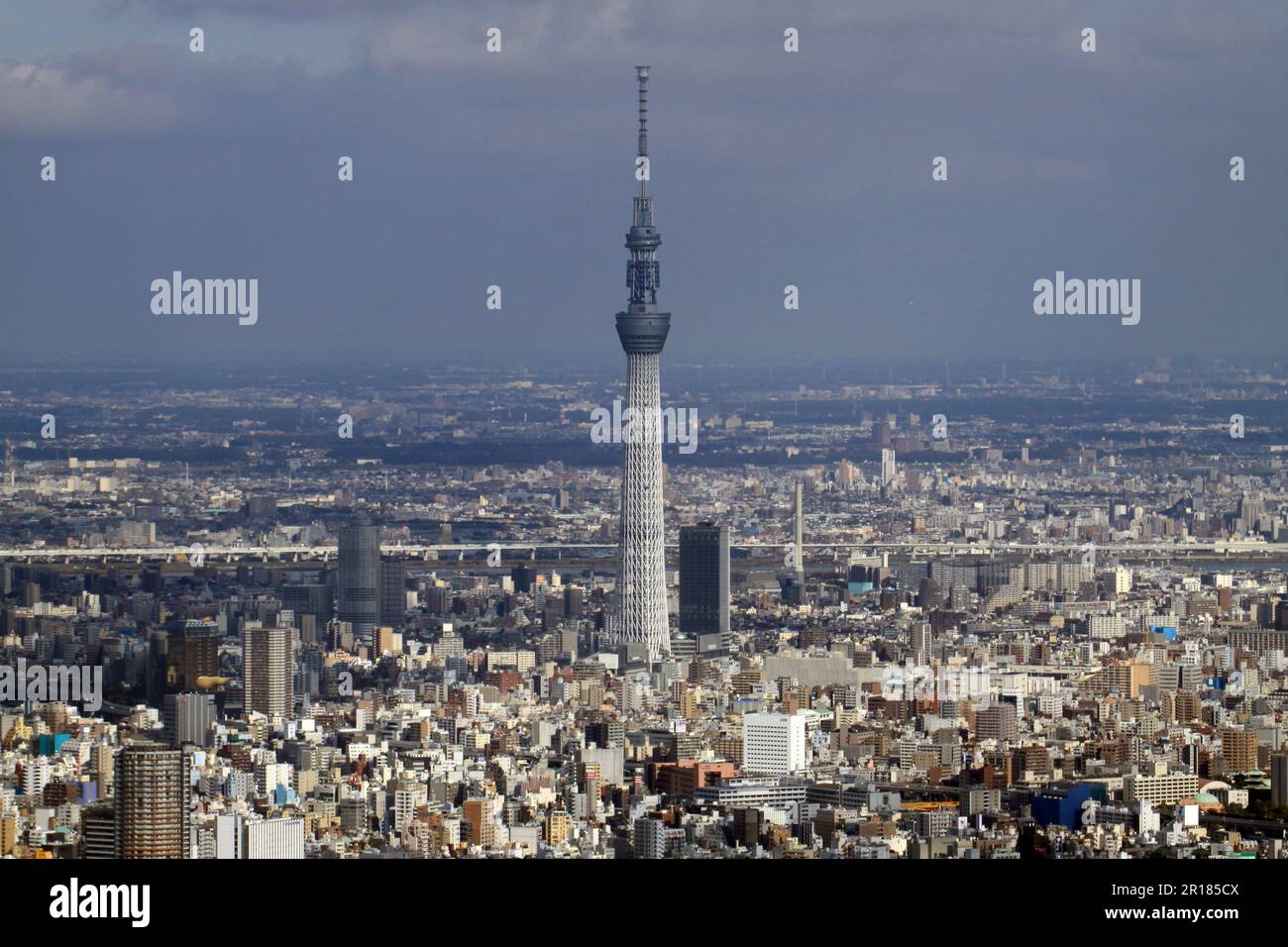 Aerial view of Tokyo sky tree Stock Photo - Alamy