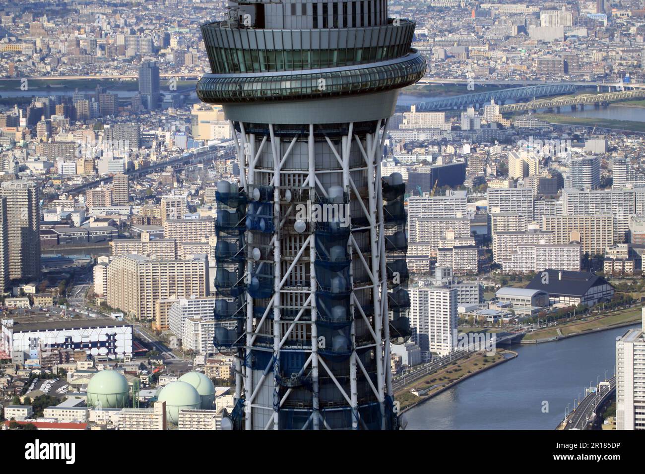 Aerial view of Tokyo sky tree Stock Photo - Alamy