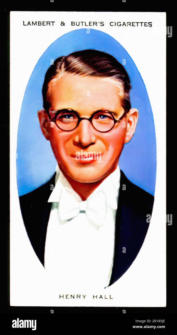 Henry Hall - Vintage Cigarette Card Stock Photo - Alamy