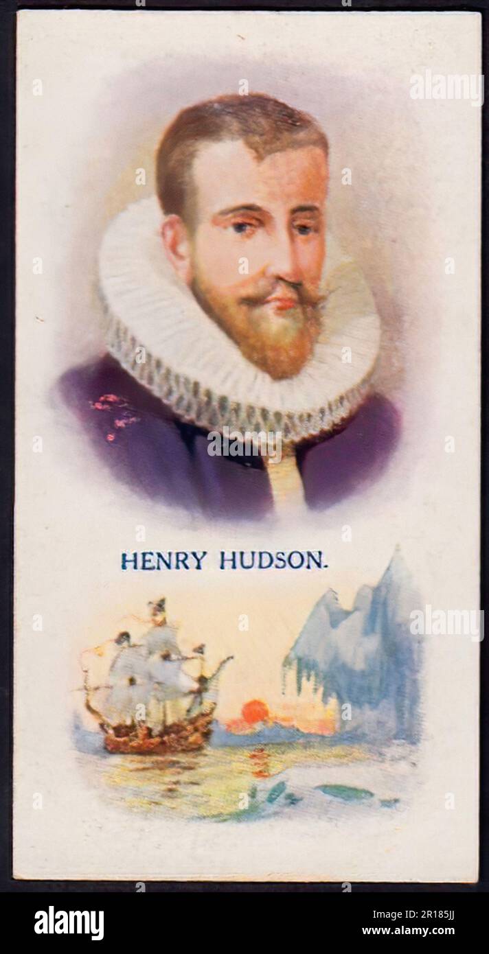Henry Hudson - Vintage Cigarette Card Stock Photo - Alamy