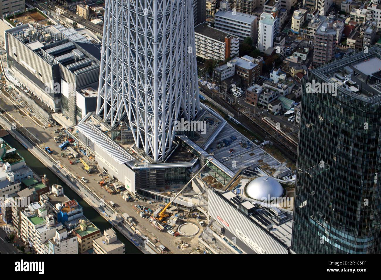 Aerial view of Tokyo sky tree Stock Photo - Alamy
