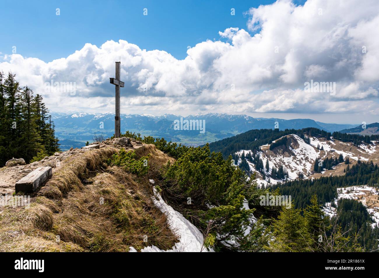 Beautiful spring mountain hike from Oberjoch to the Spieser and the ...