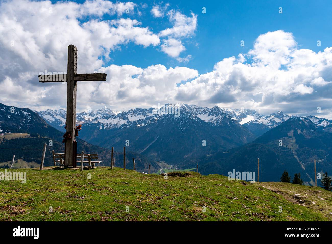Beautiful spring mountain hike from Oberjoch to the Spieser and the ...