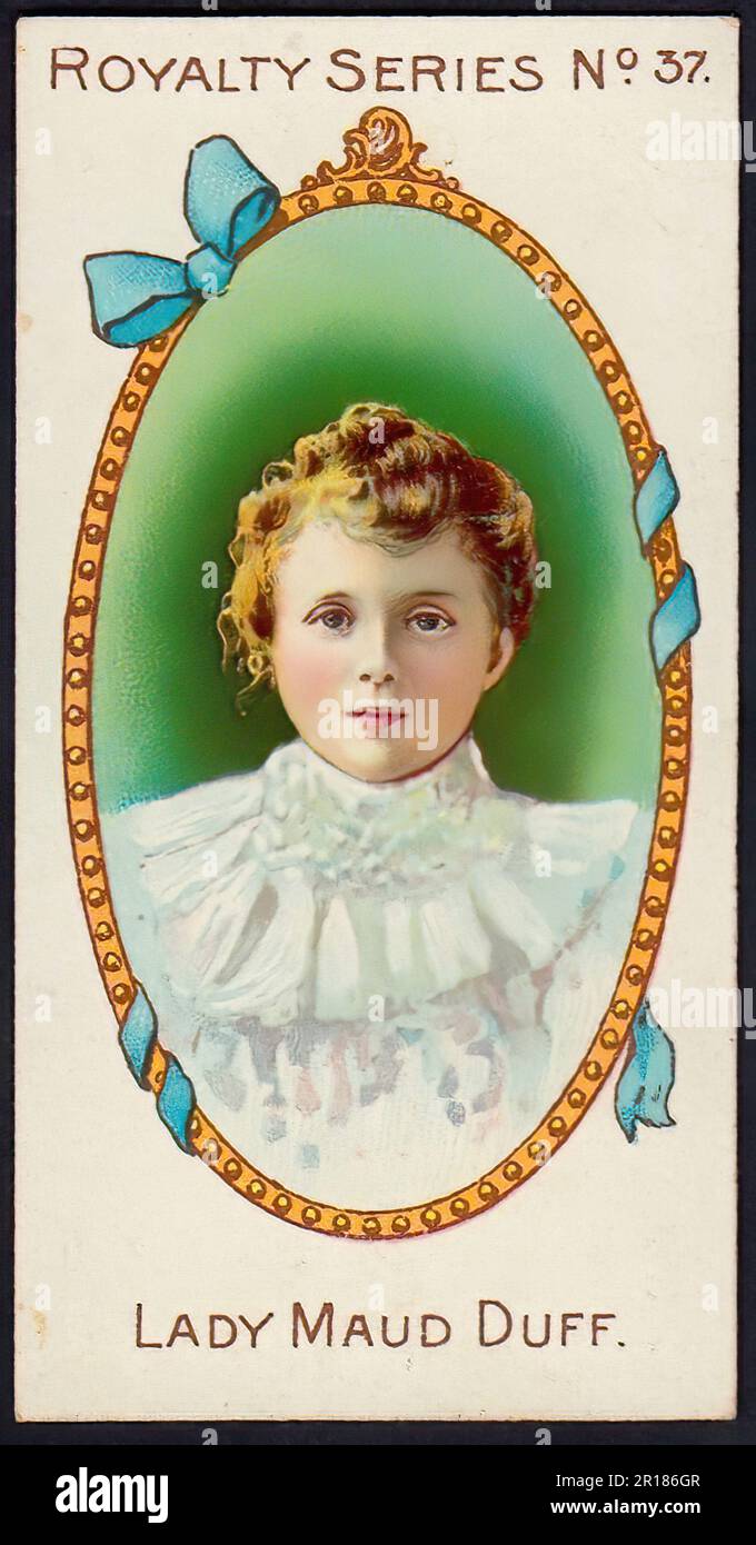 Lady Maud Duff - Vintage Cigarette Card Stock Photo - Alamy