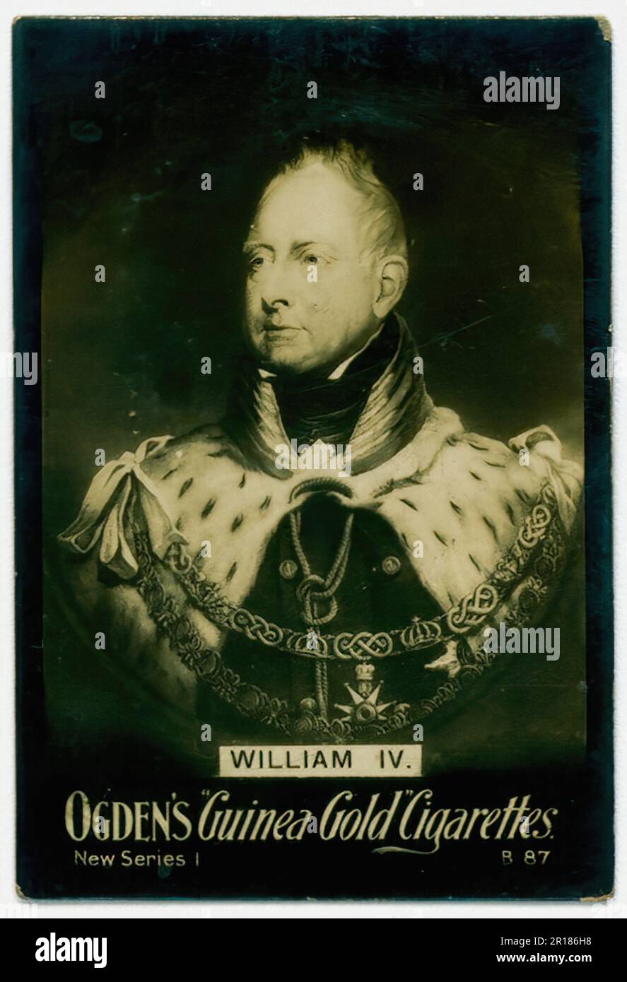 King William IV - Vintage Cigarette Card Stock Photo - Alamy