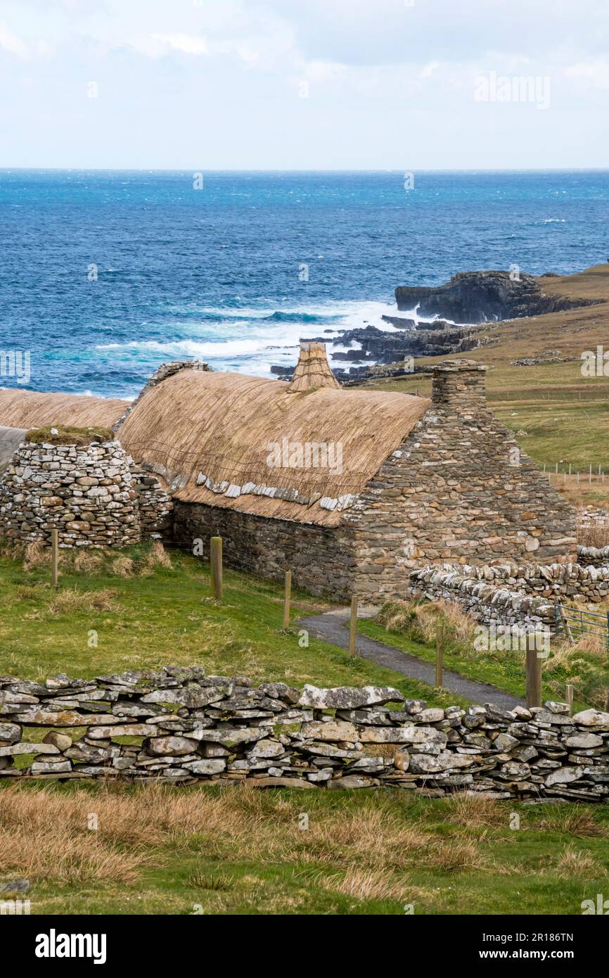 The Shetland Crofthouse Museum at Dunrossness on Mainland, Shetland ...