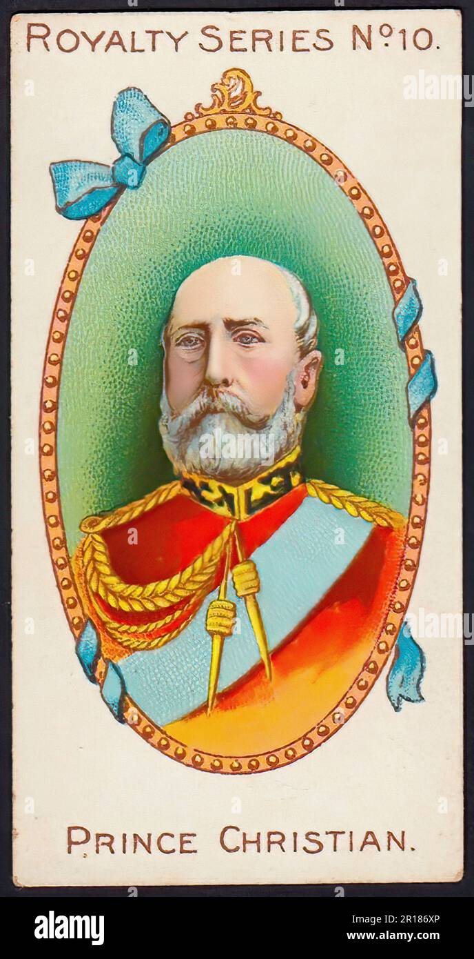 Prince Christian - Vintage Cigarette Card Stock Photo - Alamy