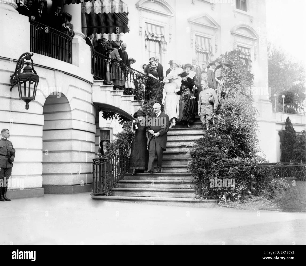Pres. Harding & Marie Curie, 5/20/21 Stock Photo - Alamy