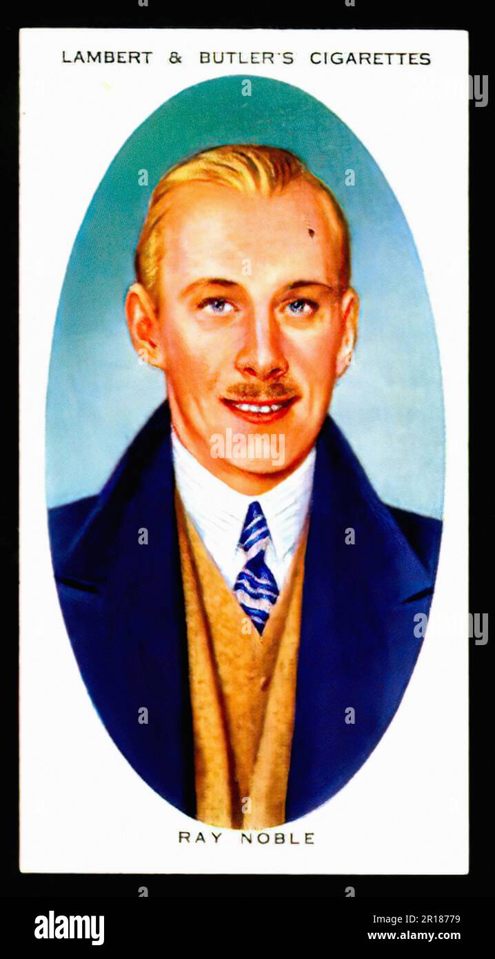 Ray Noble - Vintage Cigarette Card Stock Photo - Alamy